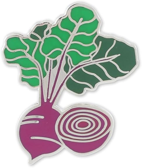 Amazon.com: Beet Enamel Lapel Pin (1 Pin) : Clothing, Shoes & Jewelry