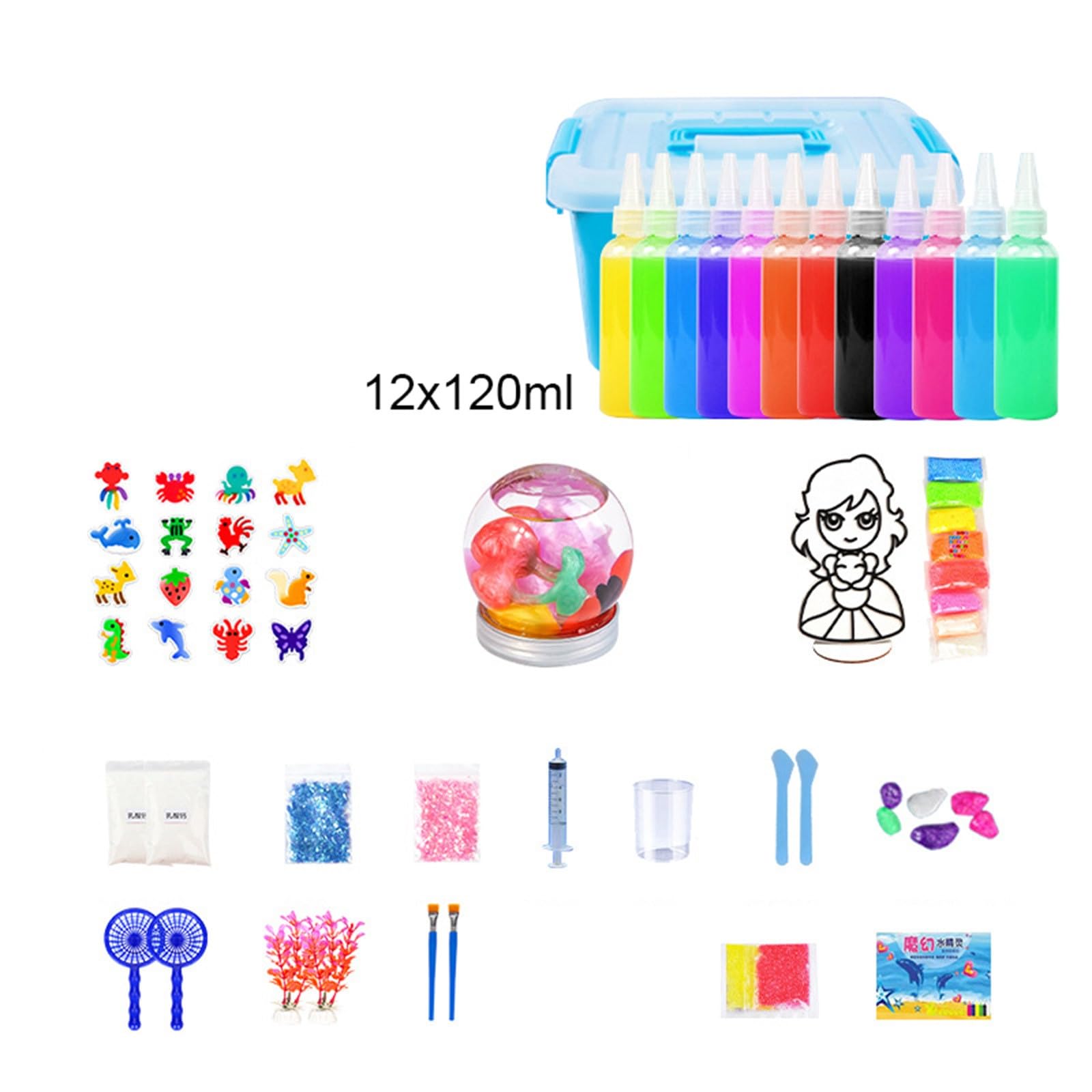 Water Pets Aqua Fairy Water Gel Kit For Kids,Magic Elf Toy Kits,Cooking ...