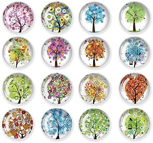 JJ PRIME - 16 Pcs Fridge Magnets | Round Fridge Magnet | Mini Fridge ...