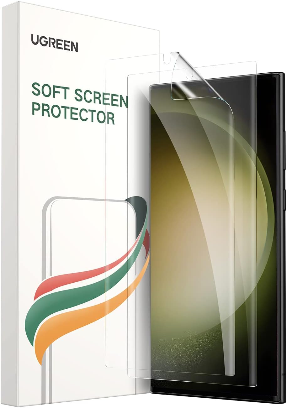 UGREEN 2 Pack Protector de Pantalla Samsung Galaxy S23/S22 Ultra 3D ...