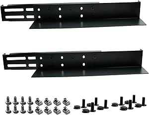 Amazon.com: 1U Server Rack Rails, Universal Rack Mount Rails Fit for ...