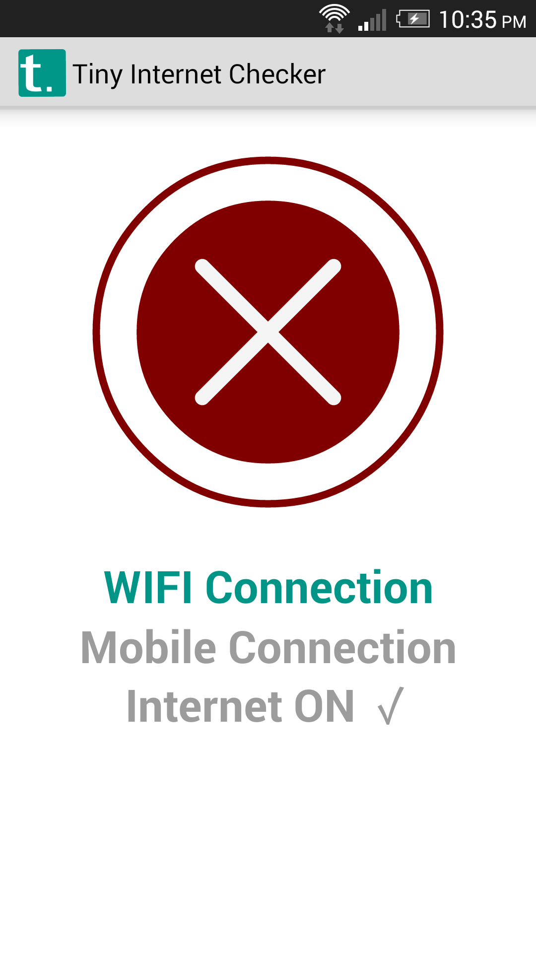 Tiny Internet Checker - App on Amazon Appstore