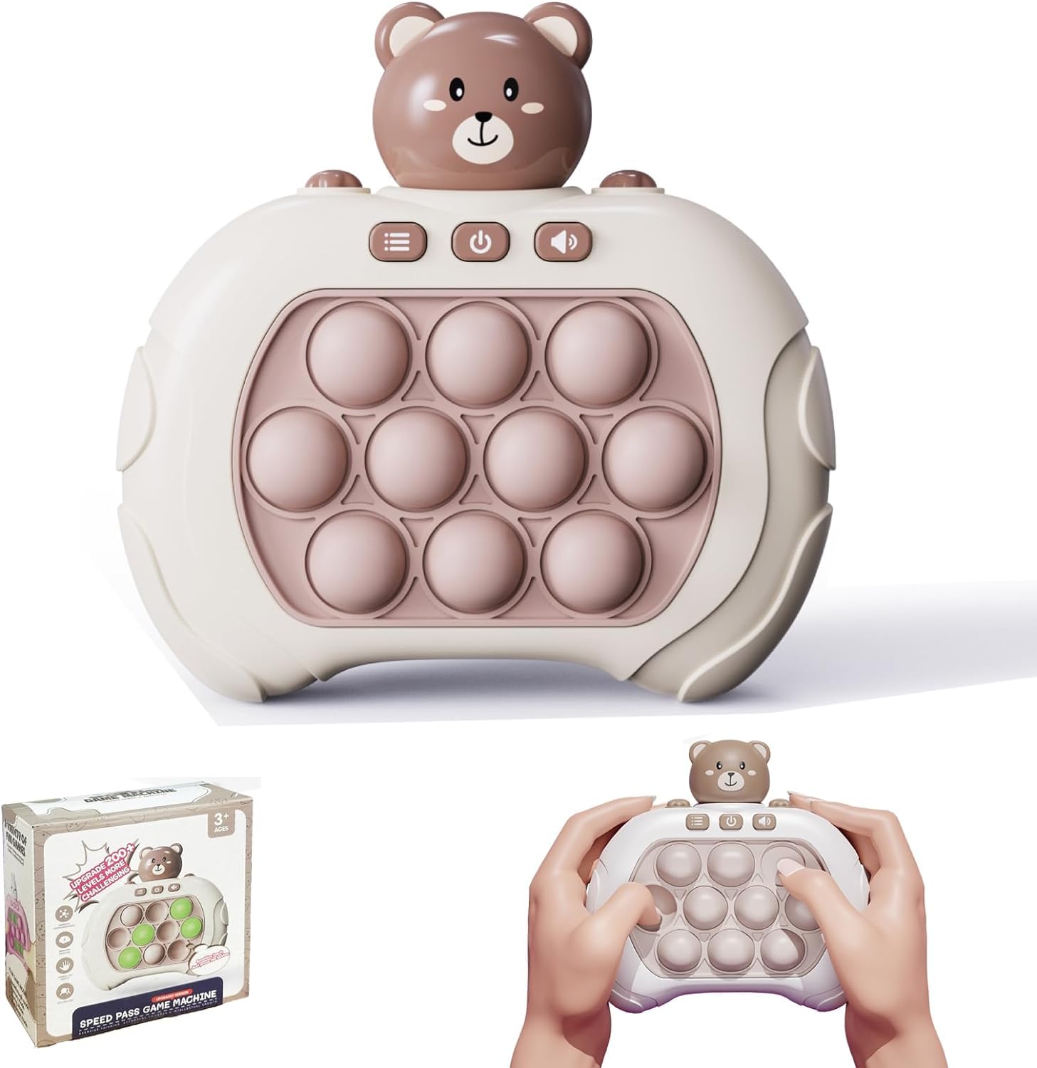 Quick Push Game Toy, Handheld Pop Game for Kids Adults, Fast Push ...