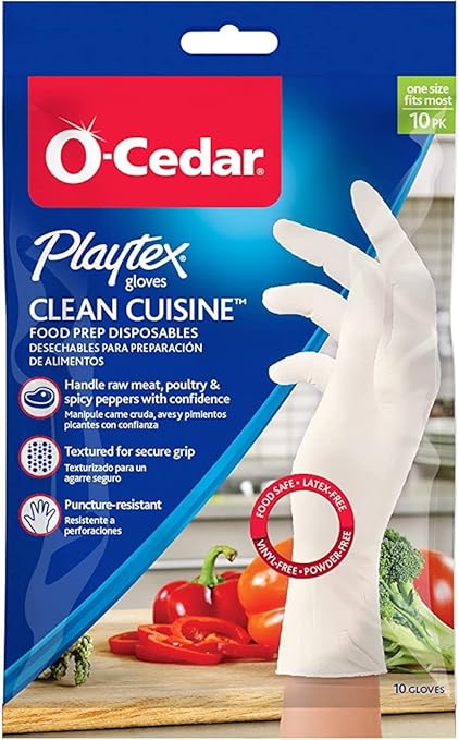Amazon.com: Playtex Multi-Purpose Disposable Latex Gloves, 10 CT (Pack ...