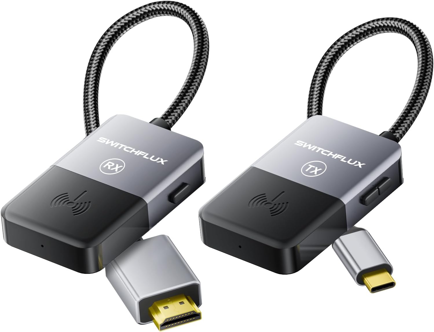 Amazon.com: SWITCHFLUX Wireless HDMI Transmitter and Receiver, 4K Plug ...
