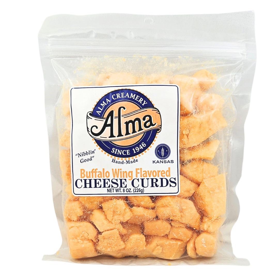 Amazon.com: Alma Cheese Curds - Buffalo Wing Flavor (Pack of 4 ...