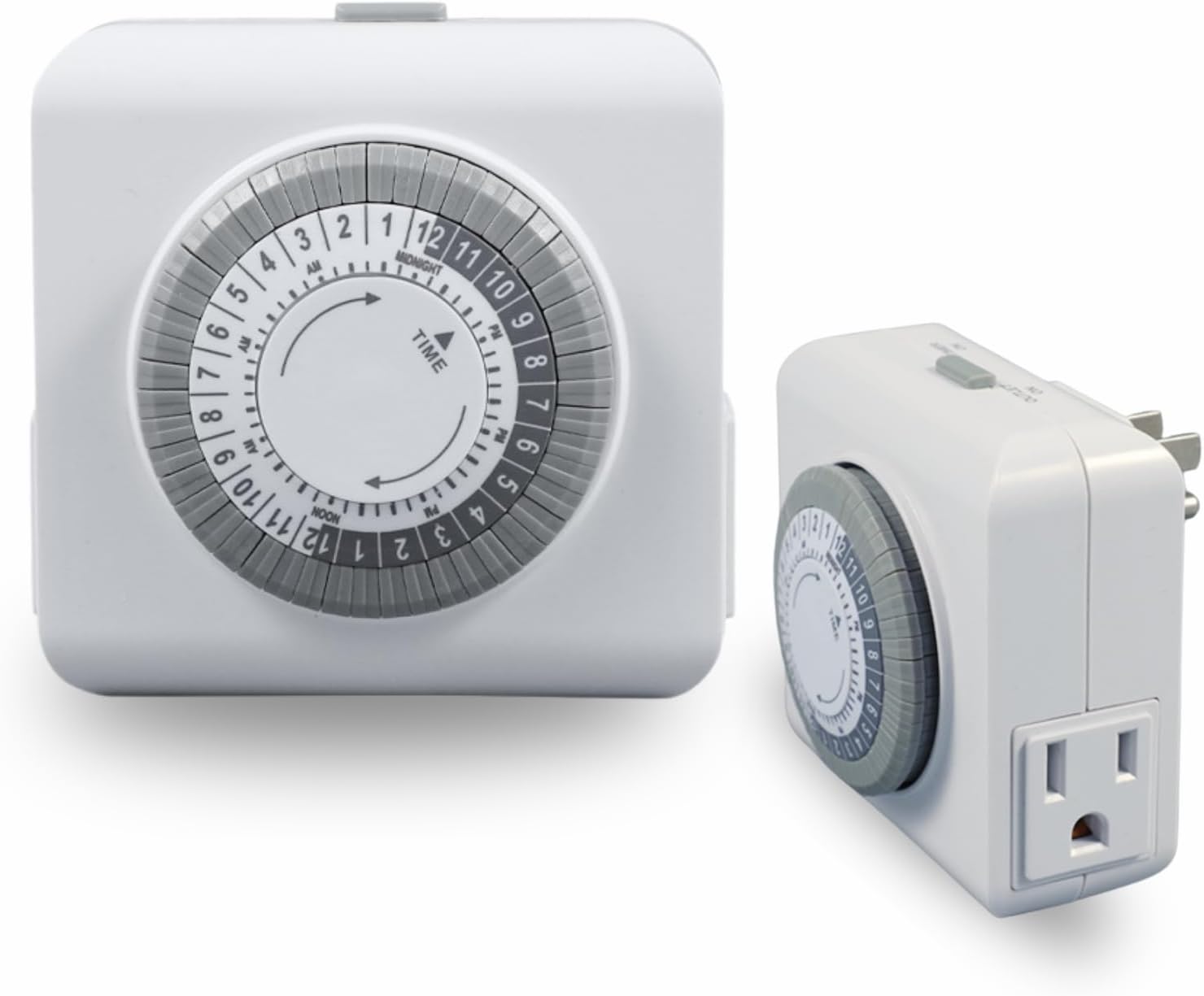 Amazon.com: Light Timer, Lamp Timers Programmable Indoor, 24-Hour Plug ...