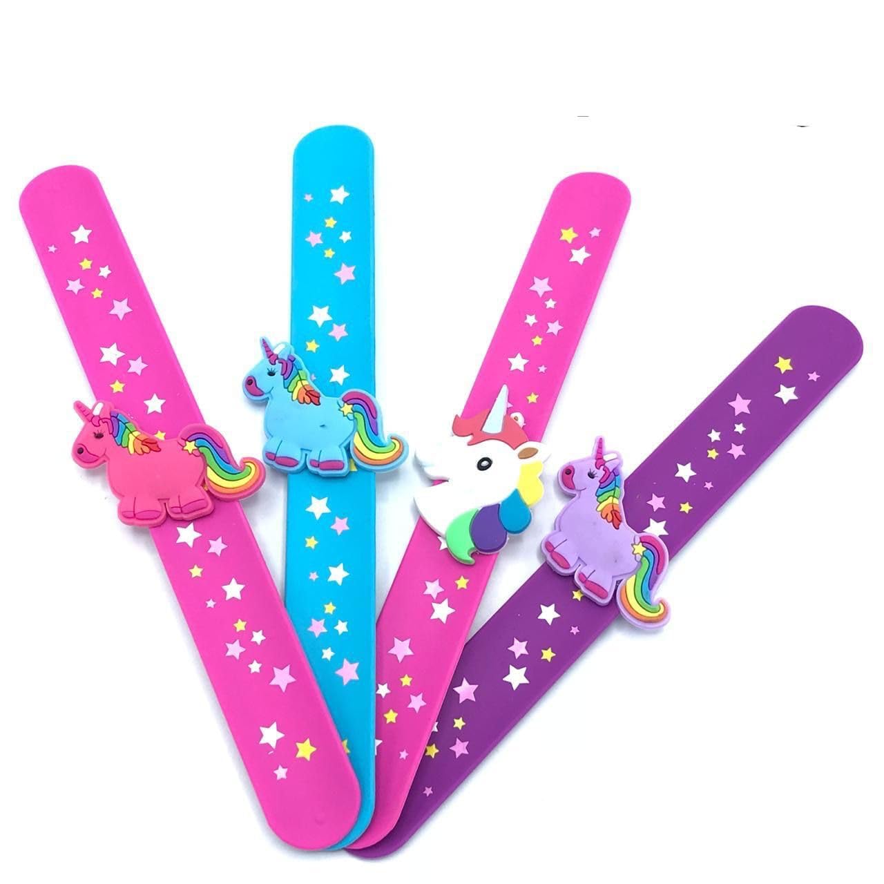 Buy DESCTIDY Slap Bracelet For Kids (2 pcs) Unicorn Slap Band Hand ...