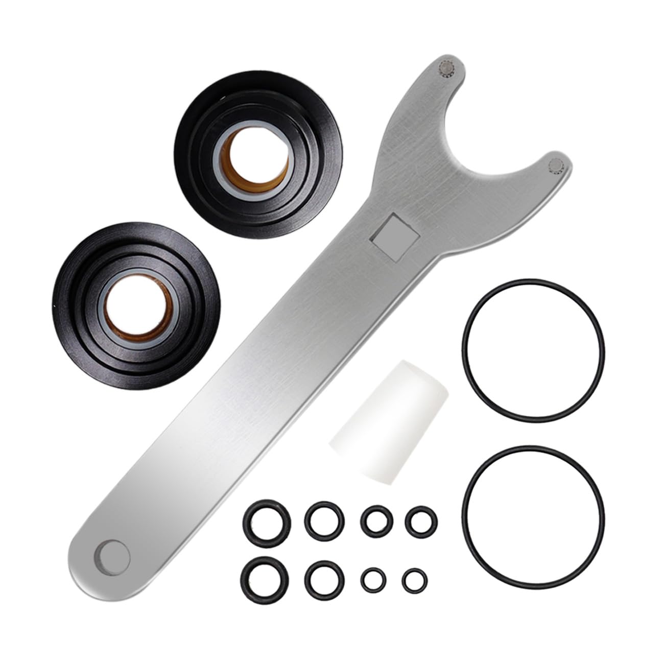 HC5345 Front Mount Hydraulic Steering Cylinder Seal Kit with Pin Wrench ...