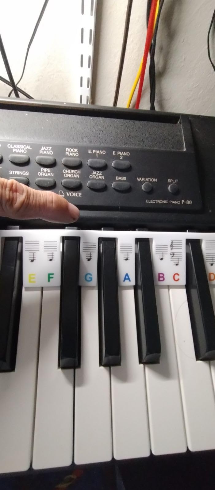 $1/mo - Finance Removable Piano Keyboard Note Labels 88-Key Full Size ...