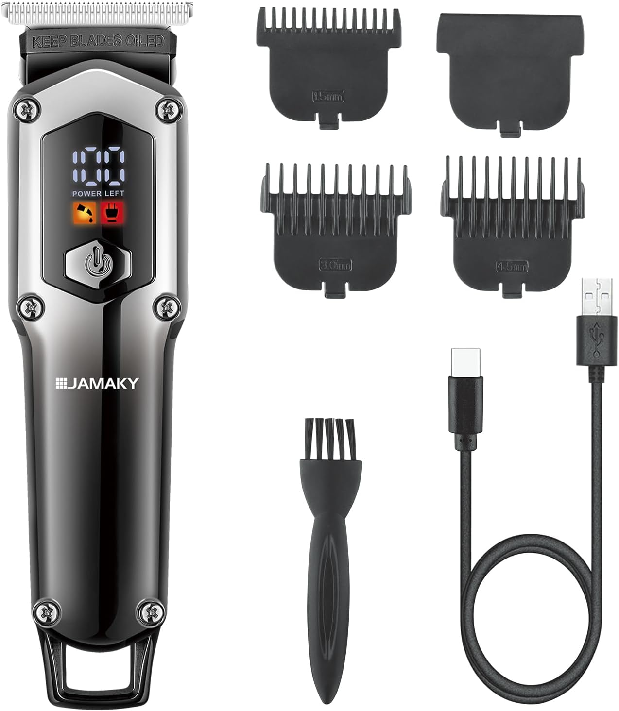 Amazon.com: RICAF Beard Trimmer Hair Clipper for Men, 13 Piece Men’s ...