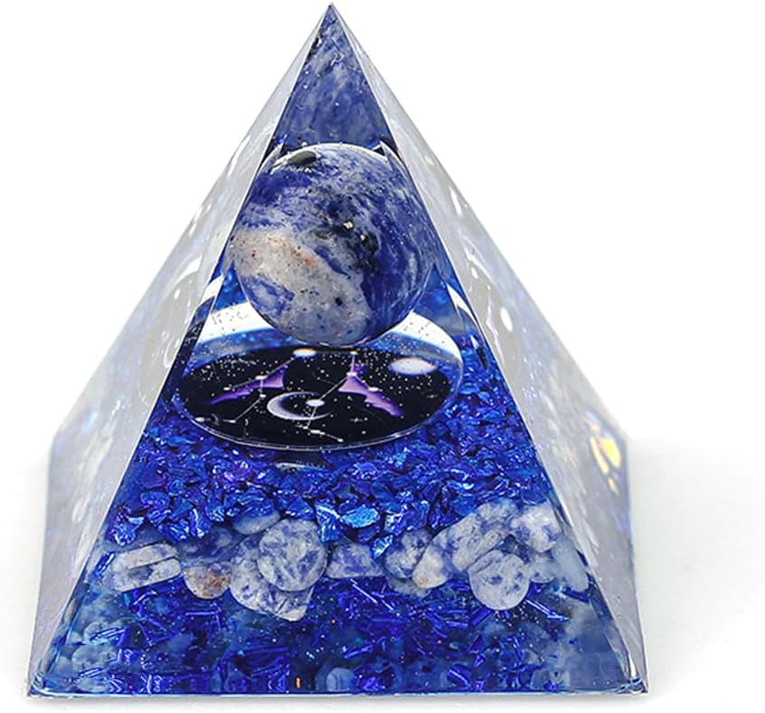 Amazon.com: SEVNPRIME Handmade Constellation Crystal Pyramid Unique ...
