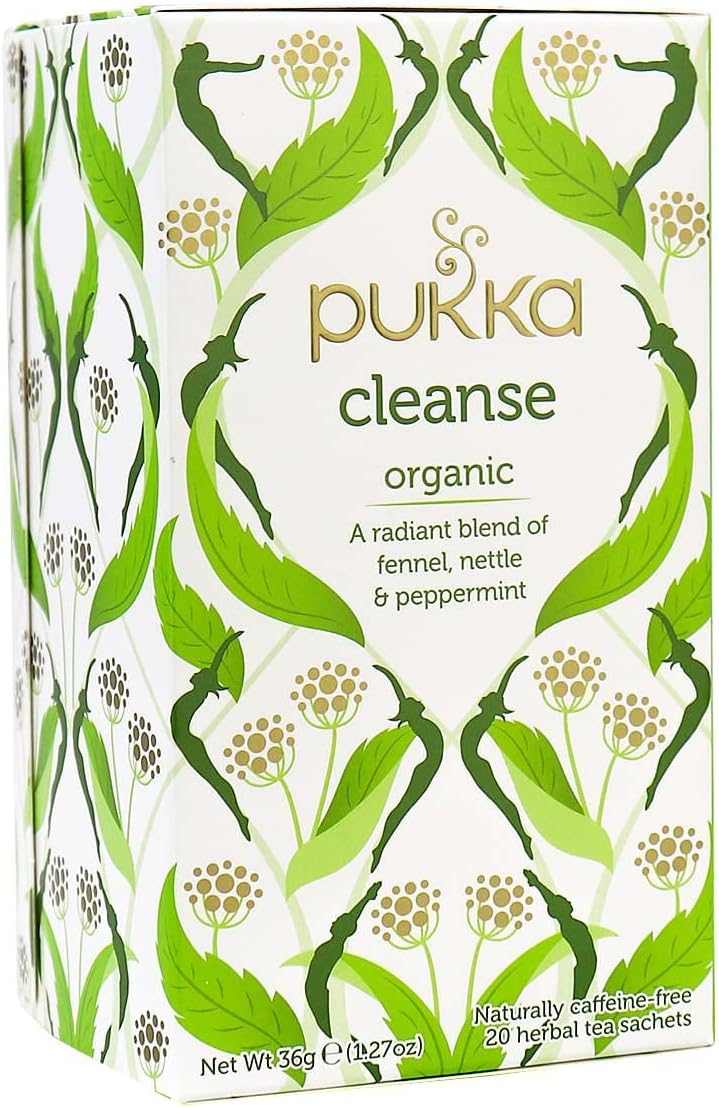 (6 PACK) - Pukka Herbs - Cleanse Tea | 20 sachet | 6 PACK BUNDLE ...