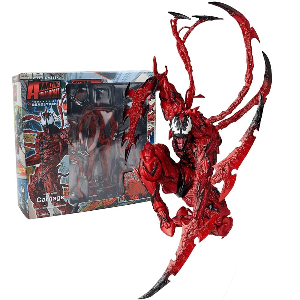 Amazon.com: Yobeyi Venom Carnage Legends Series - 7-inch Carnage Action ...