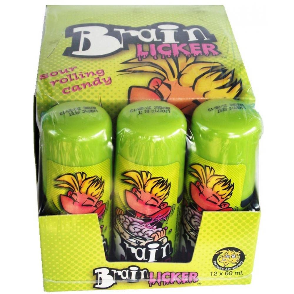 Buy Brain Licker Vegetarian Sweets - 12x 60ml Sour Fruit Flavour Liquid ...