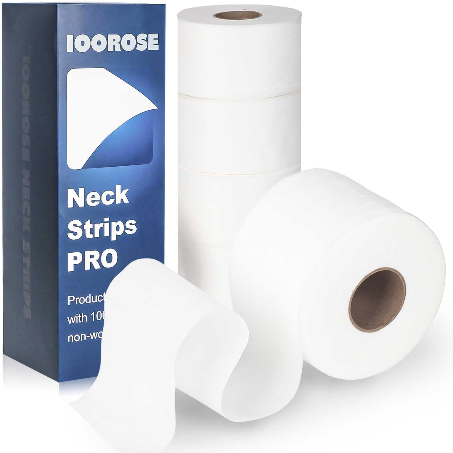 Amazon.com : 85 Sections White Disposable Barber Neck Strip ...