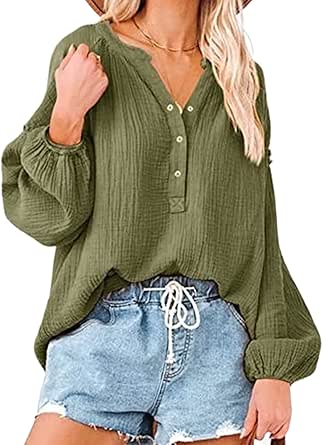 CUPSHE Women Paisley Print Flounce Long Sleeve Top Irreuglar Hem Line ...