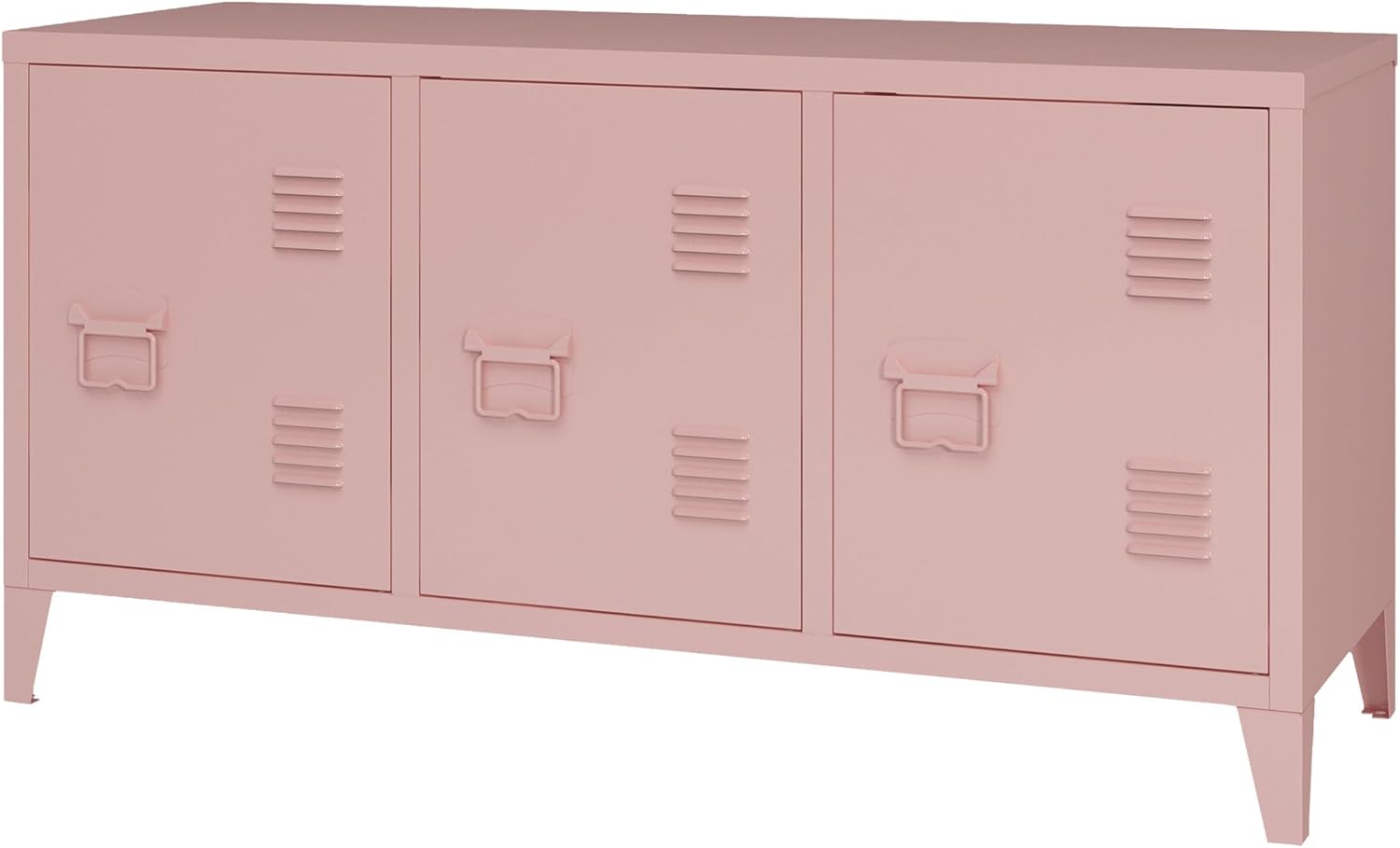 Amazon.com: MIOCASA TV Stand Metal TV Table with Storage Steel 3 Door ...