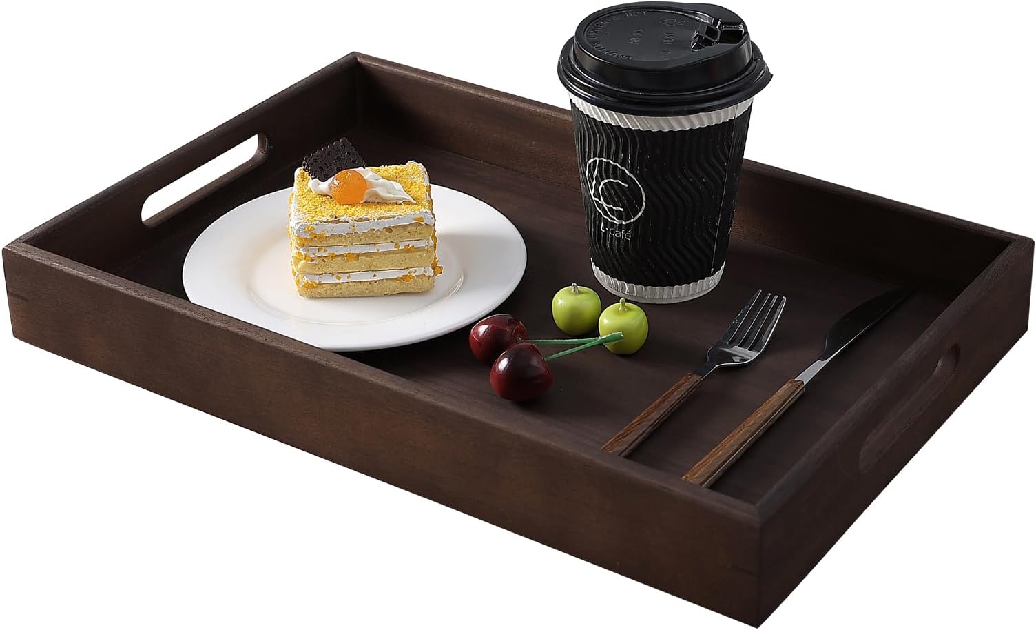 Amazon Basics Plastic Desk Organizer - Accessory Tray, Black: Office ...