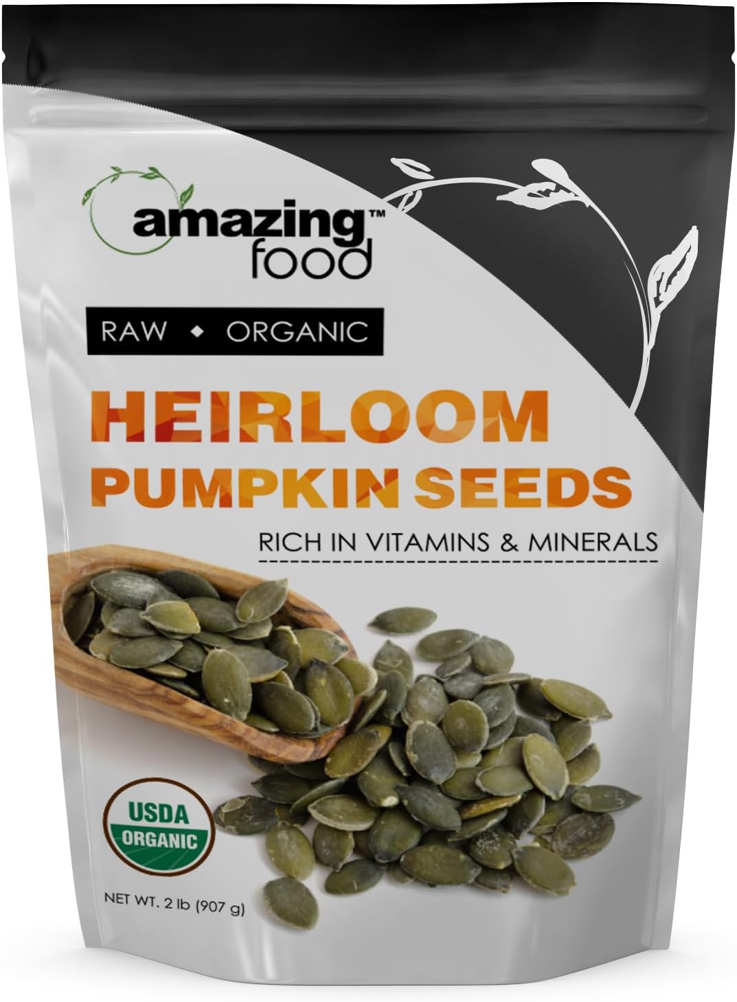Amazon.com : Anthony's Organic Pumpkin Seeds, 2 lb, Gluten Free, Non ...