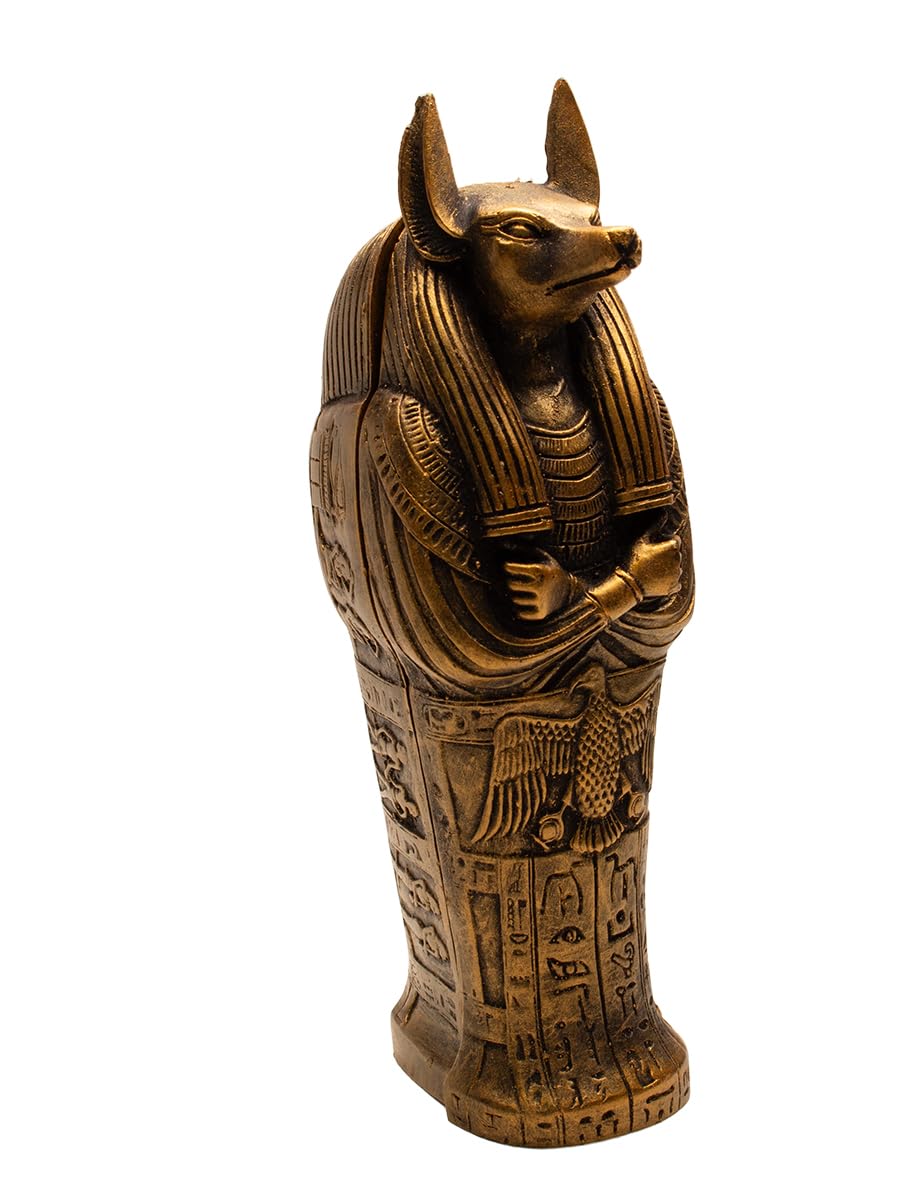 Amazon.com: Egyptian God Anubis Sarcophagus Box Collectible Figure ...