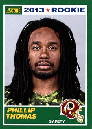 Amazon.com: 2013 Score NFL Football Rookie Card #412 Phillip Thomas ...