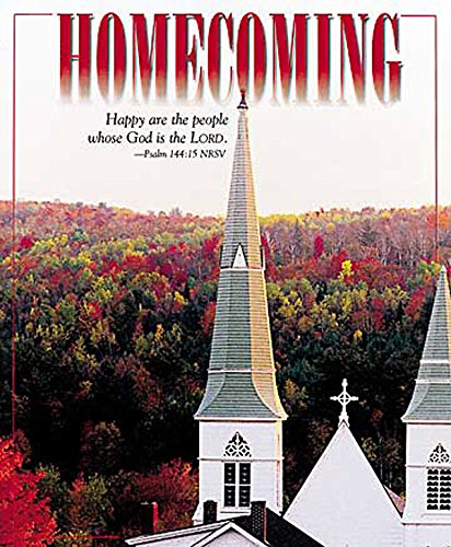 Homecoming Fall Church Bulletin, Large Size (Package of 50 ...