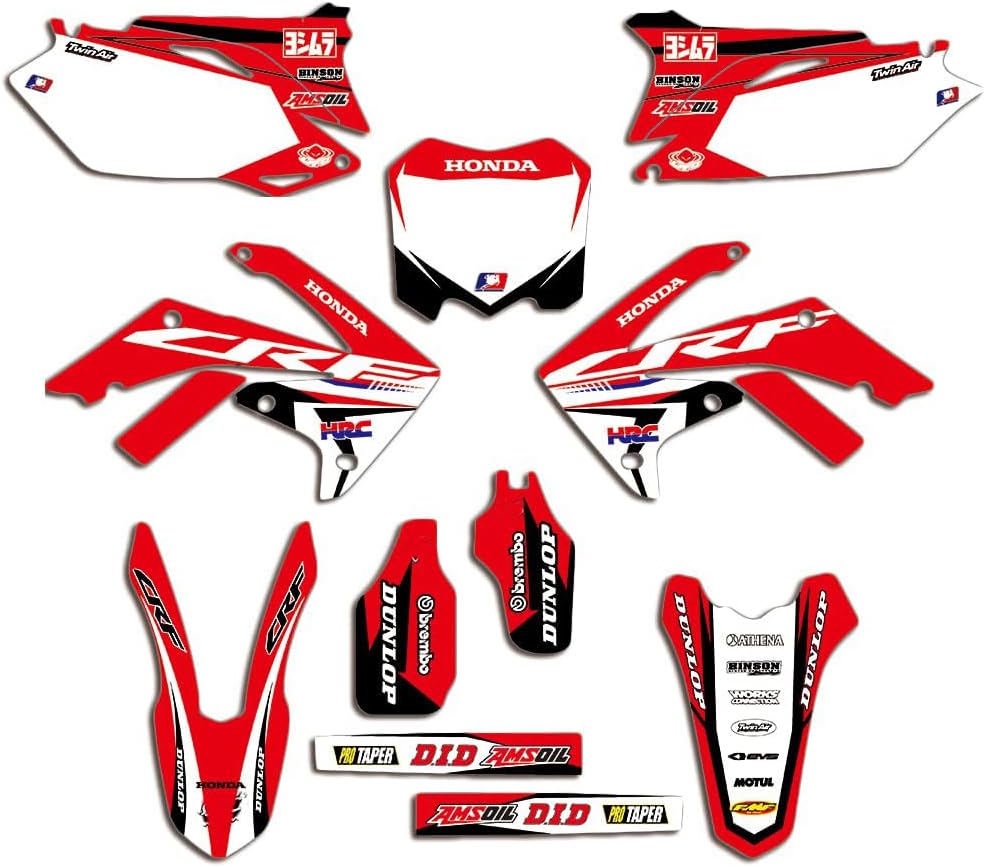 Amazon.com: ENARUI Graphics Kit Decals Stickers for 2010-2013 Honda ...