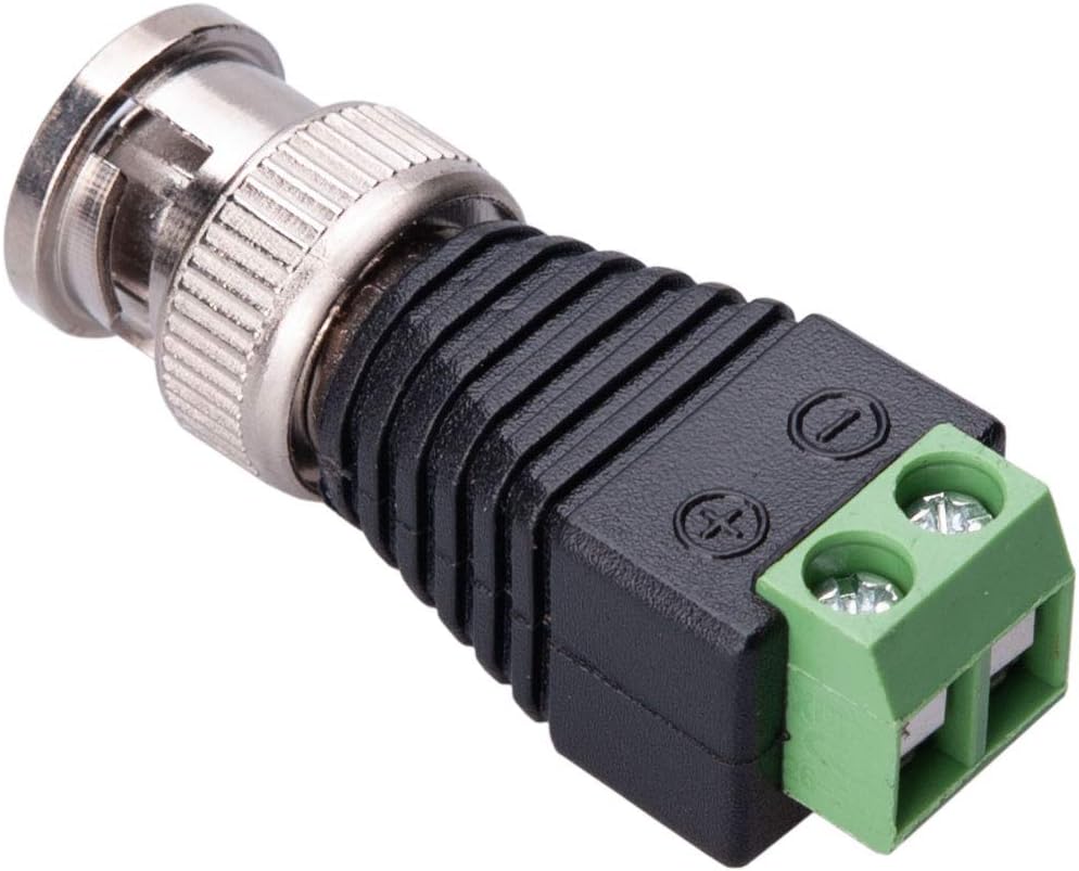 Amazon.com: Keple Screw Terminal Coax Coaxial Cat5 Cat6 to BNC Male ...