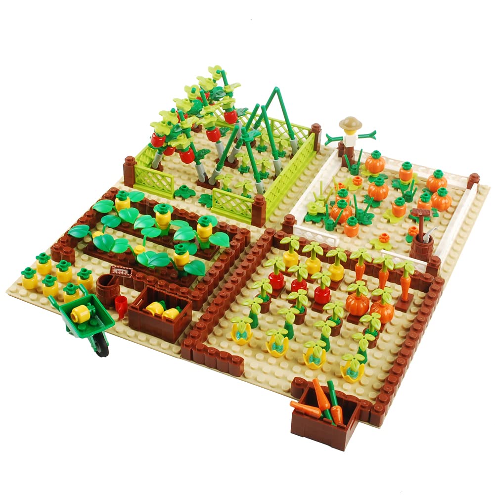 Snapklik.com : Farm Field Set Building Blocks Plant Animal Crops ...