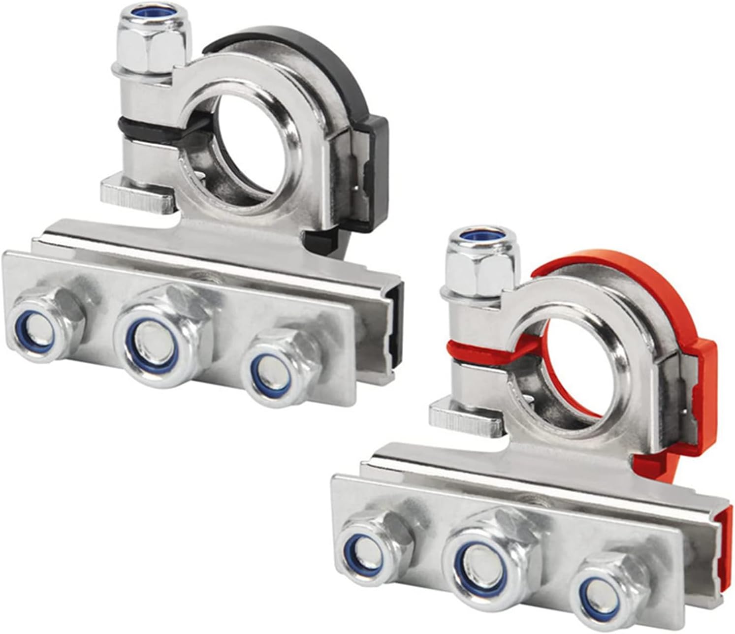 Divono Battery Terminals, 2 Pcs 12V 3 Ways Battery Terminal Connectors ...