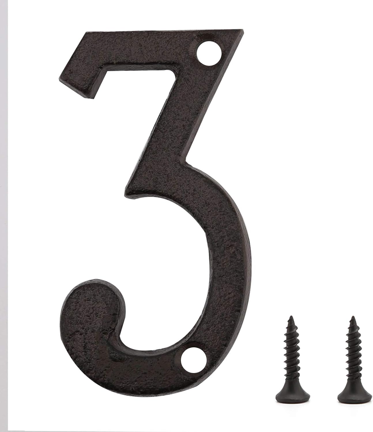 Amazon.com: LUTER 3 Inch House Address Numbers Black Street Numbers ...
