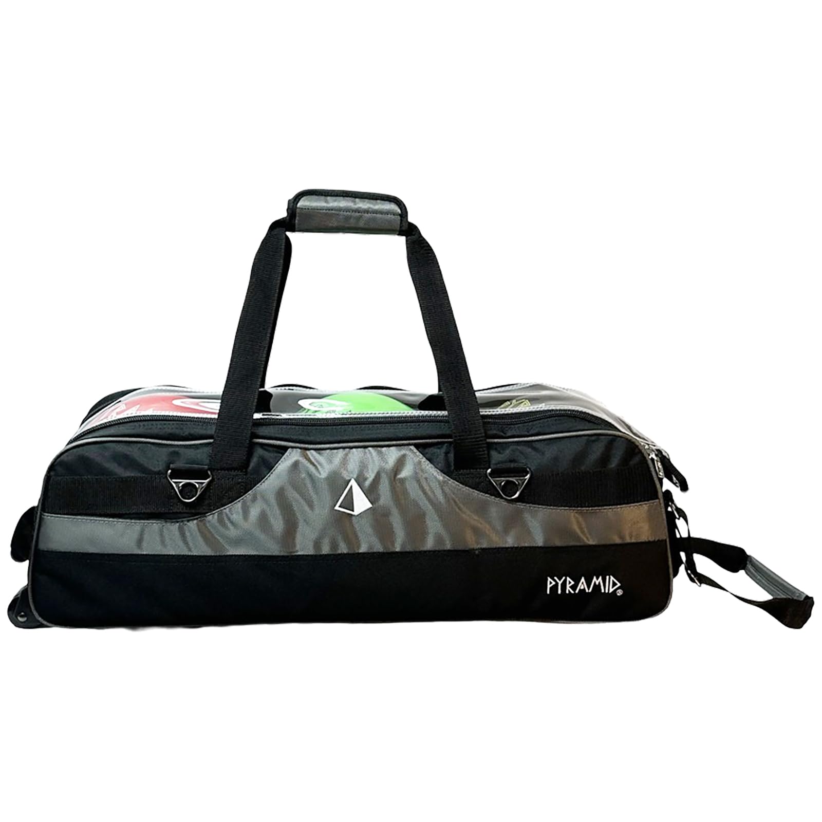 Snapklik.com : Pyramid Path Slim Triple Tote Roller Bowling Bag Black ...