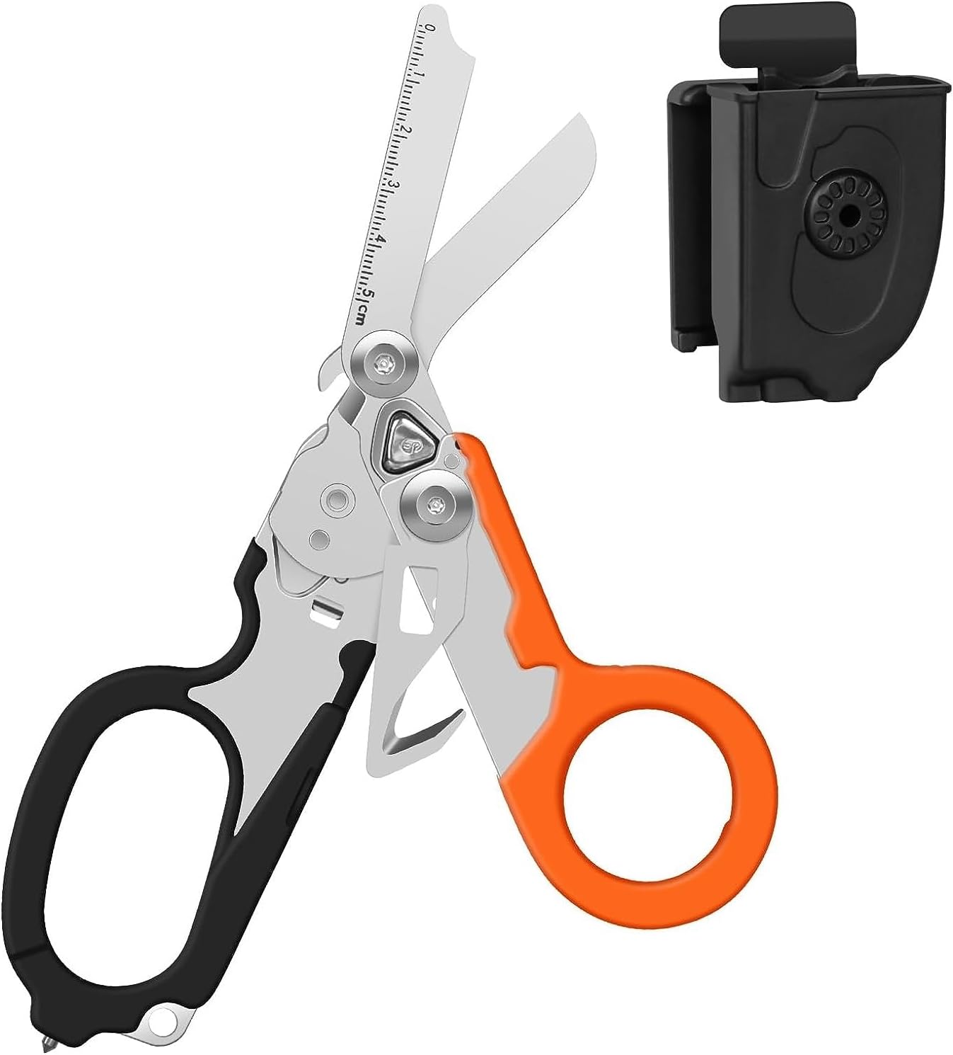 IMKRC Raptor First Aid Scissors, All-In-One Tactical Scissors with Ring ...