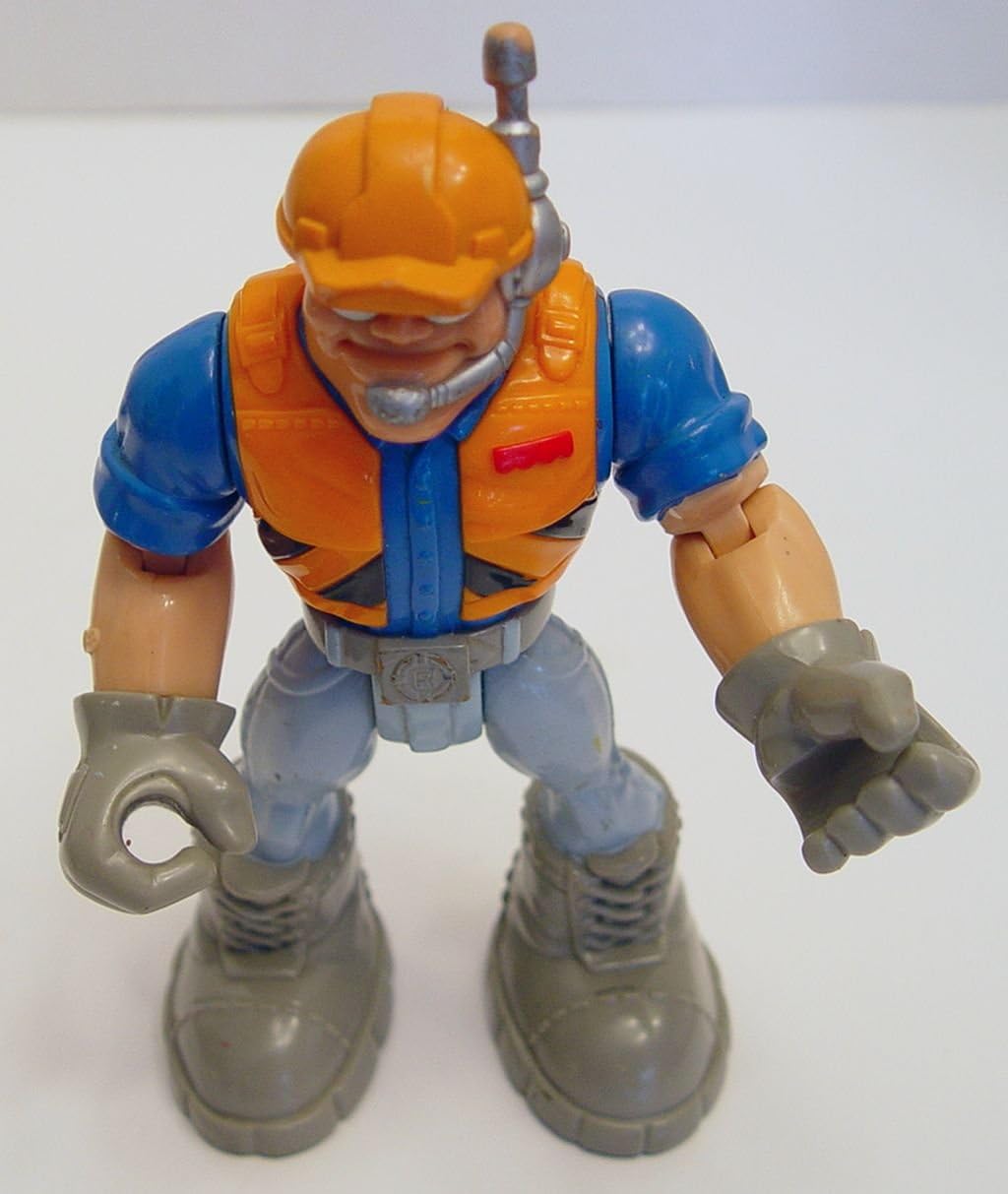 Amazon.com: Rescue Heroes Construction Man Action Figure 6" Tall