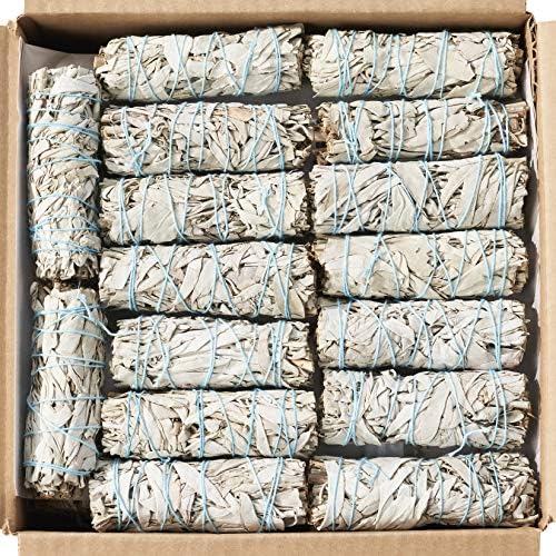 Amazon.com: Blue River Sage 20 White Sage Smudge Sticks 4 Inch ...