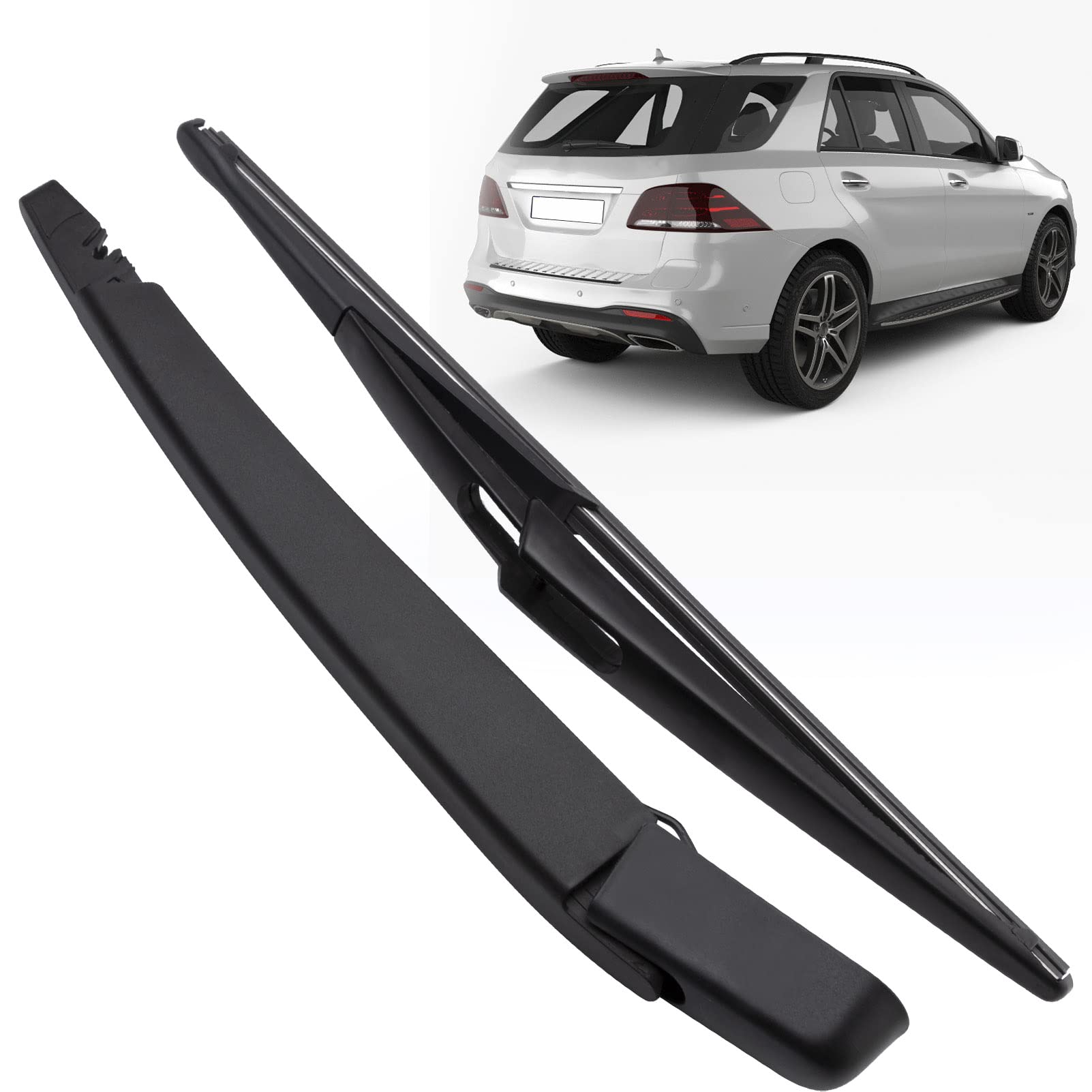 Effitnee Rear Wiper Arm Blade and Arm Set, Back Windscreen Wiper ...