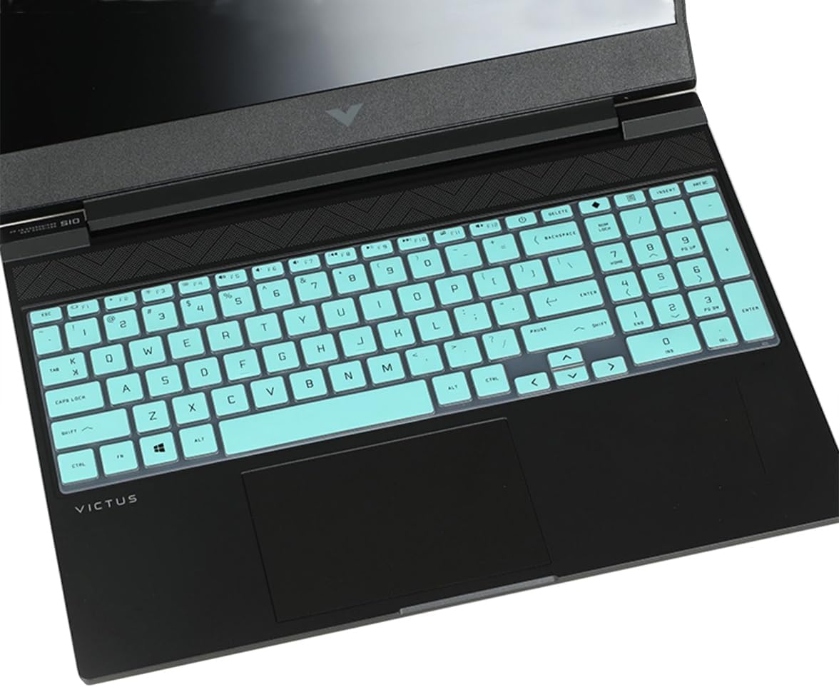 Amazon.com: Keyboard Skin Cover Compatible for HP Victus 15.6" Gaming ...