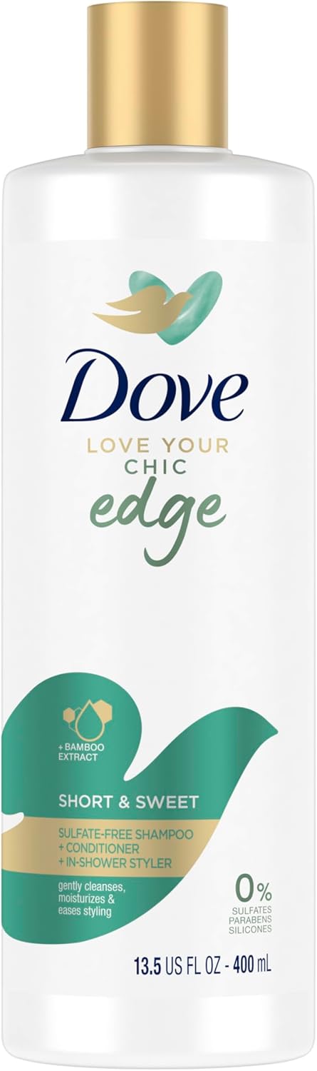 Amazon.com: Dove Love Your Chic Edge Short and Sweet Sulfate-Free ...