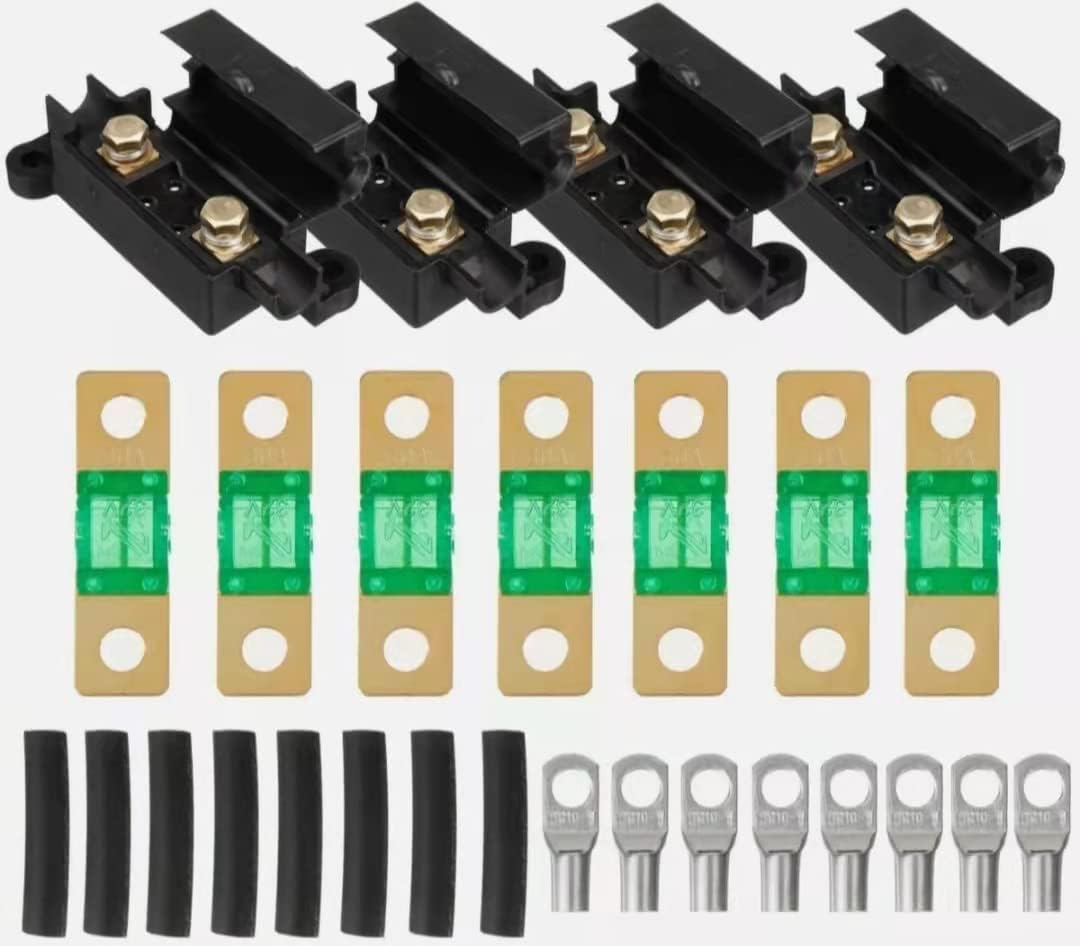 50A MIDI Fuse KIT 4 ANS Holder 7 x 50 AMP Fuses to Suit Redarc BCDC ...