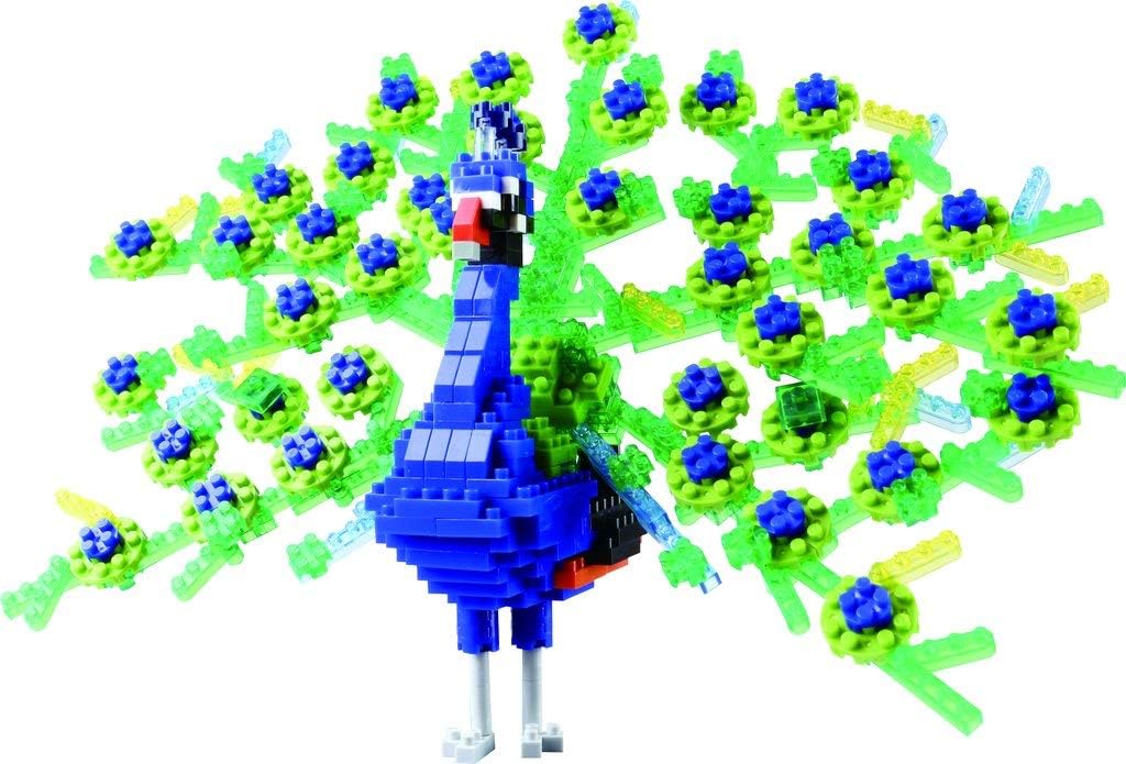 Amazon.com: Nanoblock Deluxe Peacock Building Kit, Purple : Toys & Games