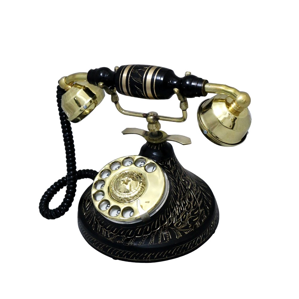 Shreeng Premium Collection Antique Landline Phone Showpiece : Amazon.in ...