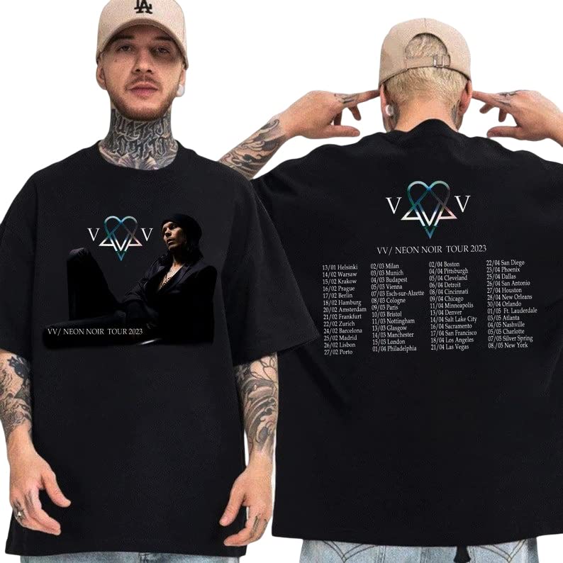 Finnish Love Metal Pioneer Shirt, Neon Noir Tour 2023 VV Shirt