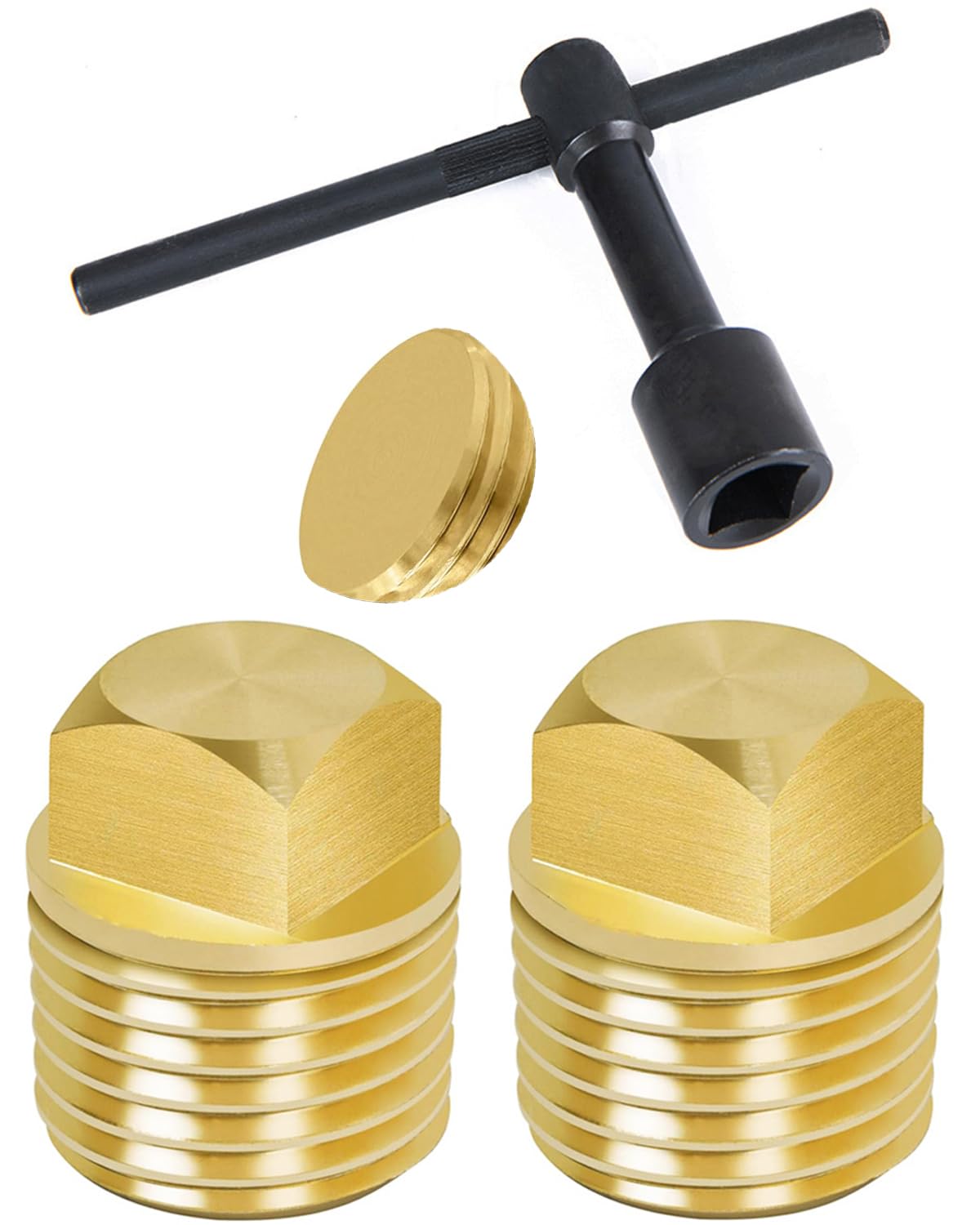 Amazon.com: Solid Boat Plug, 1/2 Inch Boat Drain Plugs and T Handle ...