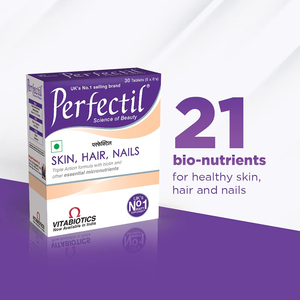 Vitabiotics Perfectil Skin, Hair & Nails Multivitamin Supplement – 30 ...