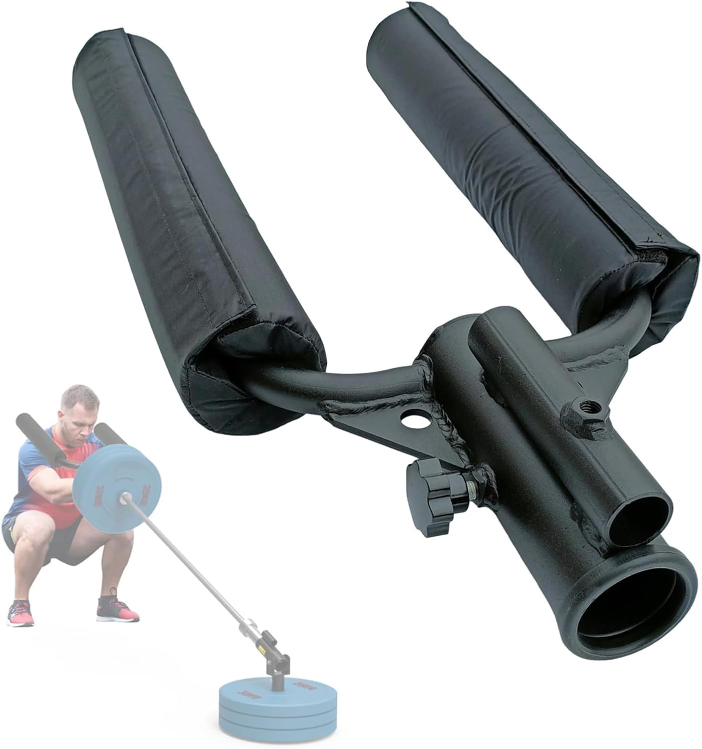 Eiusltsd Landmine Handle Attachment, Shoulder Press Bar with Foaming ...