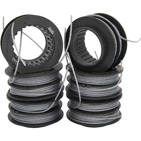 Amazon.com : Greenworks 0.065" 3-Pack Dual Line Replacement String ...
