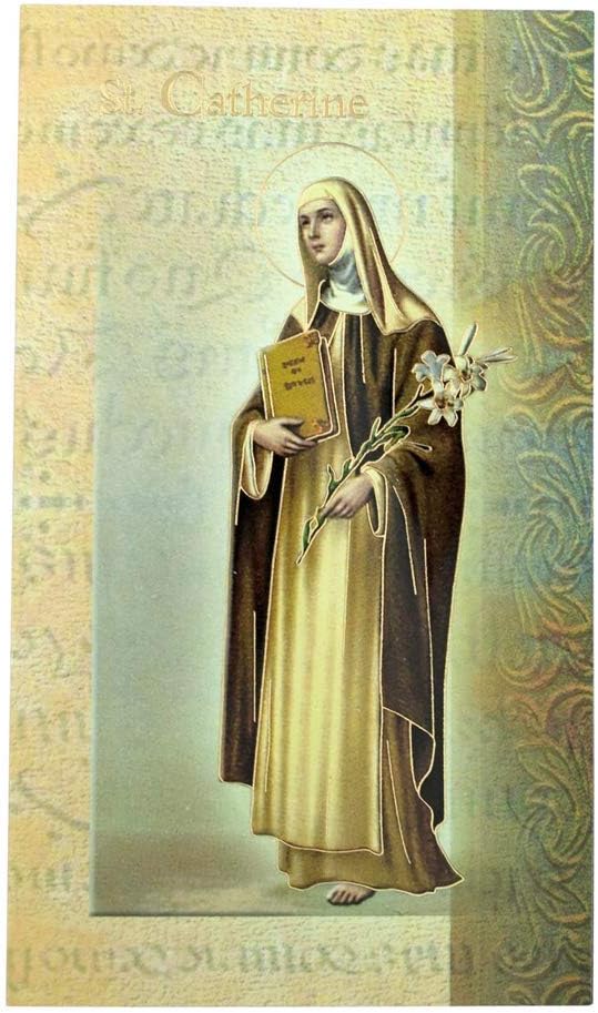 Amazon.com: William J. Hirten Deluxe Catholic Holy Card with ...
