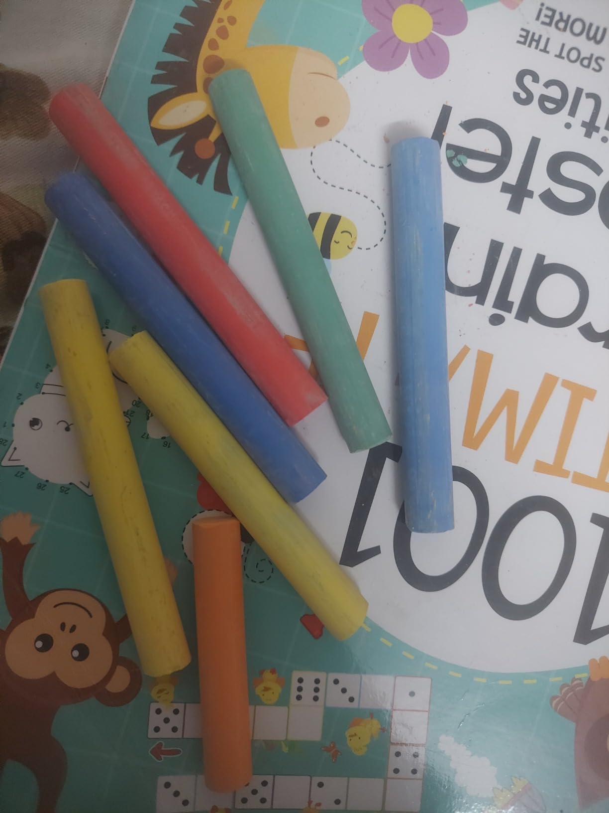 Apsara Colourful Na Dustless Chalk (100 Sticks)|Multicolor : Amazon.in ...