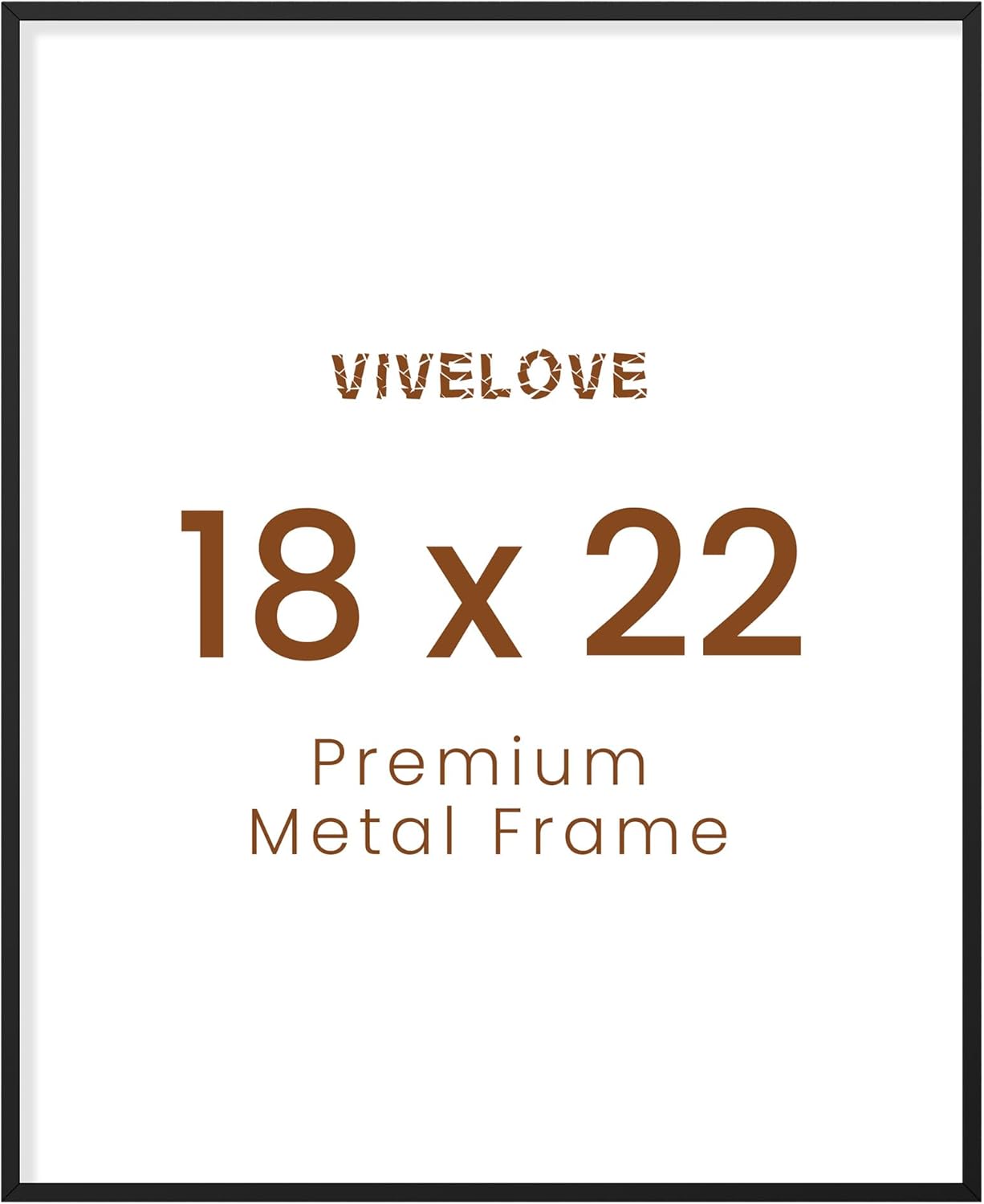 Amazon.com - Vivelove 18x22 Metal Picture Frame, Black Aluminum Picture ...